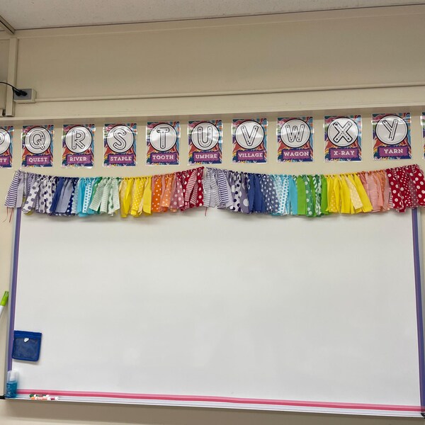 Fabric Banner- Primary Colors in Polka Dots, Birthday ,photo Prop, Baby ...