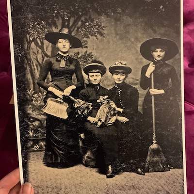 Old Vintage Antique Funny Weird Strange Woman in Flower - Etsy