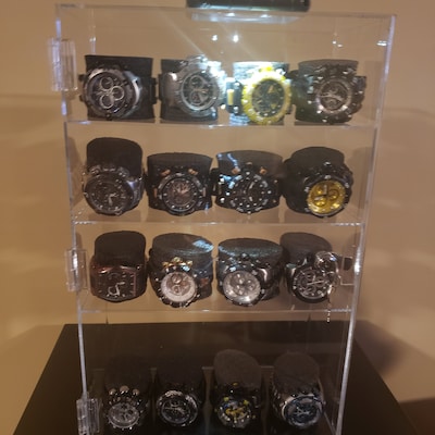 Displays2buy 12 X 6 X 19 Locking Security Showcase Safe Box Acrylic ...