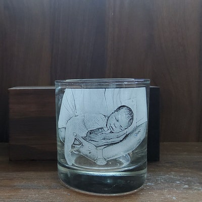 Father's Day Gift From Daughter Glass Fathers Day Gift, Dad Gift, Papa ...