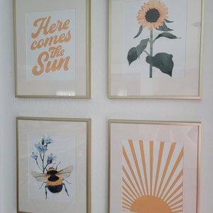 Summer Printable Wall Art Bundle, Gallery Set of 8 Art Prints, Nature ...