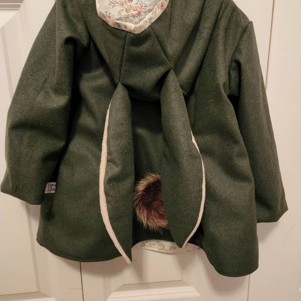 Bunny Jacket - Girls Clothing - Baby Girl - Bunny Coat - Animal Jacket ...