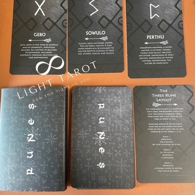 Runes Oracle Celtic Cards 24 Cards Oracle Oracle Deck Fortune Telling ...