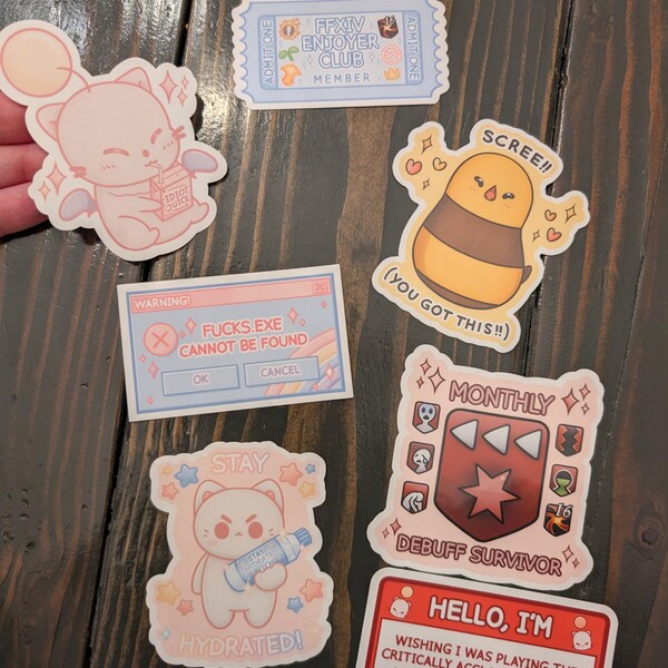 FFXIV Real Life Debuffs Sticker - Etsy