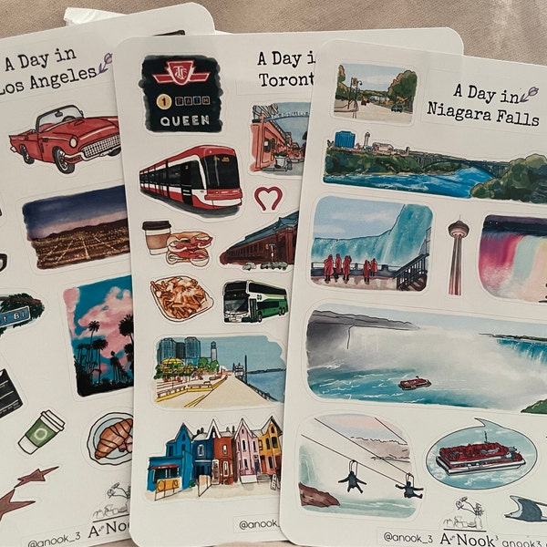 Copenhagen Stickers for Travel Journal Sticker for Journal Europe ...