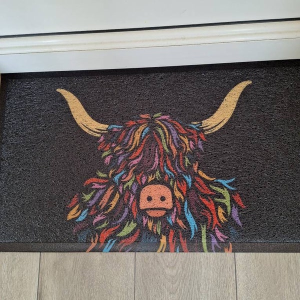 Banksy-style Flying Balloon Girl Quirky Doormat Girl With Balloon ...