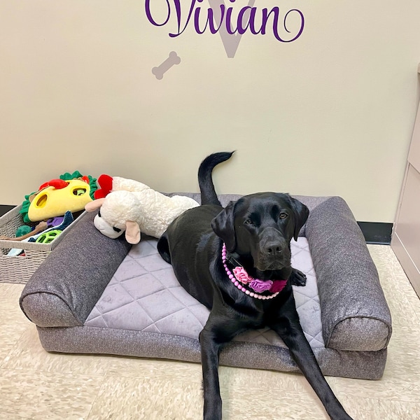 Personalized Dog Wall Decal - Dog Name Sticker - Dog Name Sign - Custom ...