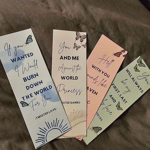 Twisted Series Bookmarks - Twisted Love | Twisted Games | Twisted Hate ...