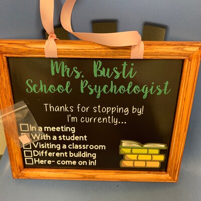 School Psych Door Sign,school Psych Location Sign,where is the School ...