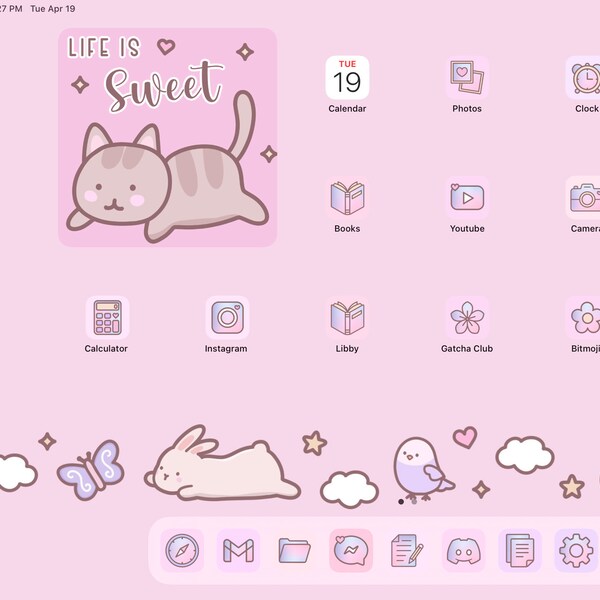 Cute iPad Theme, iPhone Theme, Android Theme, iPhone Wallpaper Widgets ...