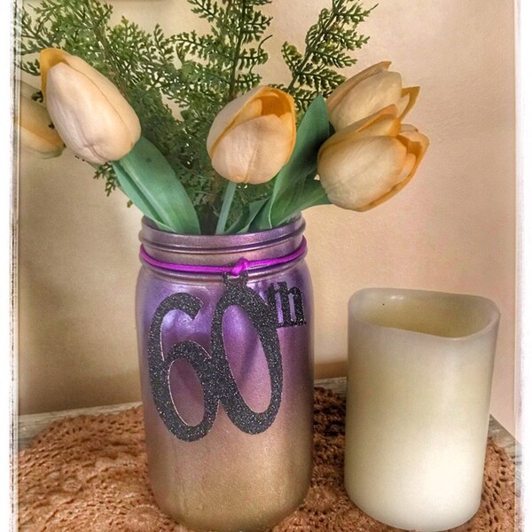 60th Anniversary Decorations / 60th Birthday Decorations / Rustic 60th ...