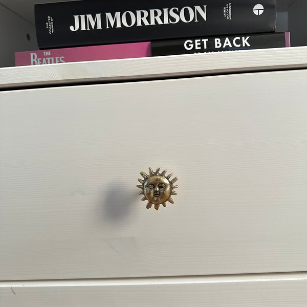 Handmade Brass Star Knob - Drawer Knob | Cabinet Knobs| Hook| Pommel ...