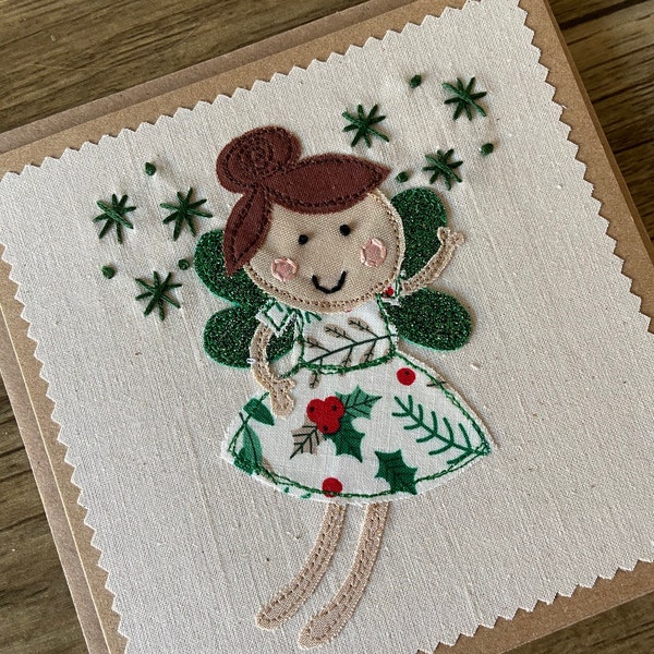 New Home Hand Stitched Textile Card - Etsy UK
