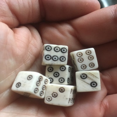 Handmade Bone Die Viking Dice Medieval Dice Carved Dice - Etsy