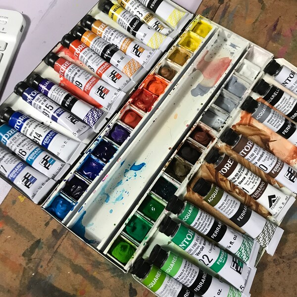 Ferrario Glass Paint Deco Glass Transparent Paint Water Base 50ml ...