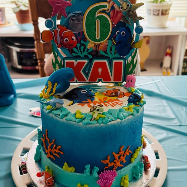 Nemo and Friends Cake Topper - Etsy