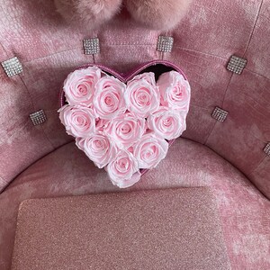 Preserved PEONIES in a Crystal Box Forever PEONIES Infinity PEONIES ...