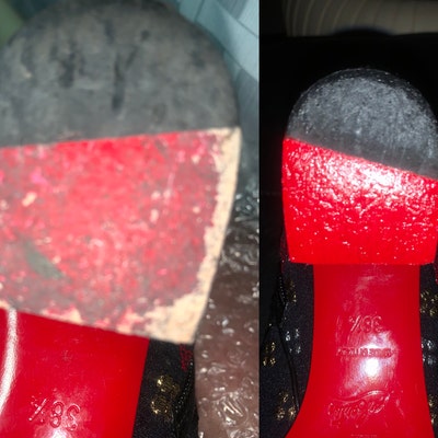 Christian Louboutin DIY Red Bottom Soles Custom Blended Paint - Etsy
