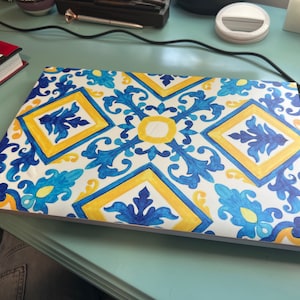 Blue Koi Fish Illustration Pattern Art UNIVERSAL Laptop Skin | Etsy