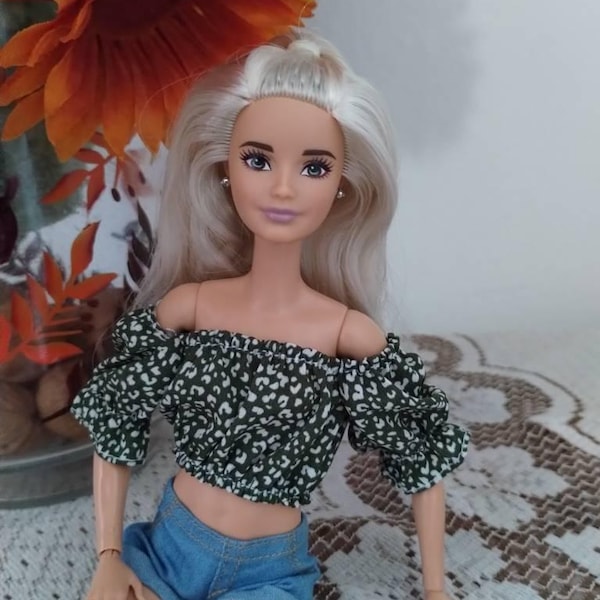 Copper Glitter Doll Dress, Fashion Doll Clothes, 11.5" Doll, 12" Doll ...