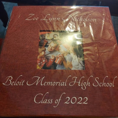 Graduation Photo Album Personalized Linen Self Adhesive Custom ...