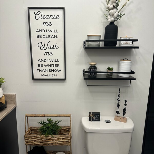 Cleanse Me and I Will Be Clean, Wash Me and I Will Be Whiter Than Snow ...