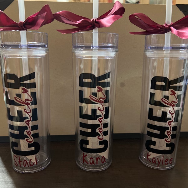 Cheer Coach Tumbler, Cheer Gifts, Chearleading, Cheerleader, Cheer ...