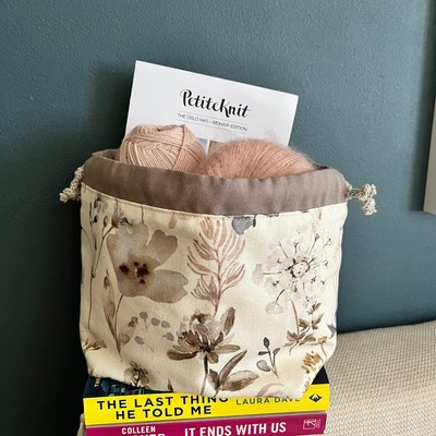 PDF Sewing Pattern Knitting Project Bag Sewing Tutorial Wristlet ...