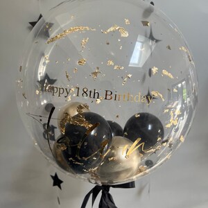 24 CLASSIC Personalised Bubble Balloon. - Etsy
