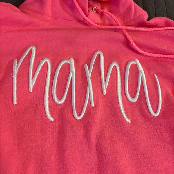 Bean Stitch Red Devils Double Stacked Script Applique Embroidery Download - Etsy