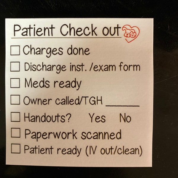 Custom Checklist Sticky Notes // Organization 3x3 Stick Notes, Check ...