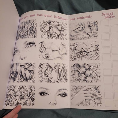 Set of Art Mariola Budek Coloring Book Kids Artist Colouring 24 Page ...