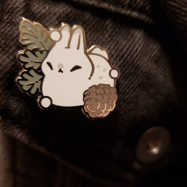 Snow Bunny Pin - Etsy
