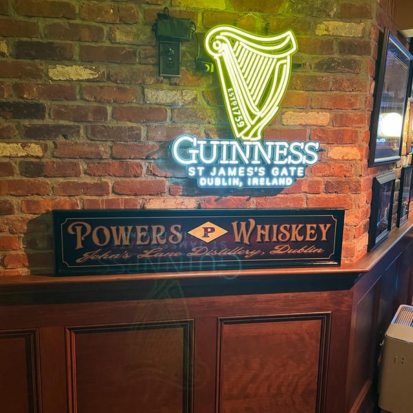 Jim Beam Bourbon Whiskey , Reverse Painted Pub / Bar / Mancave Glass ...