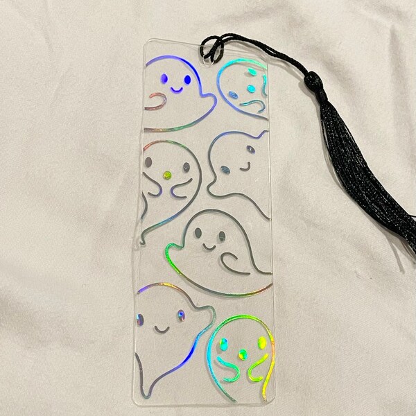 Kawaii Ghost Bookmarks- Cute Bookmarks- Spooky- Acrylic Bookmark - Etsy