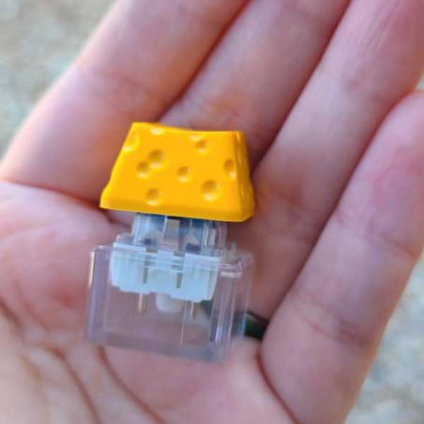 Cheese Keycap 3D Artisan Key Cap for Cherry MX Gateron Kailh Razer ...