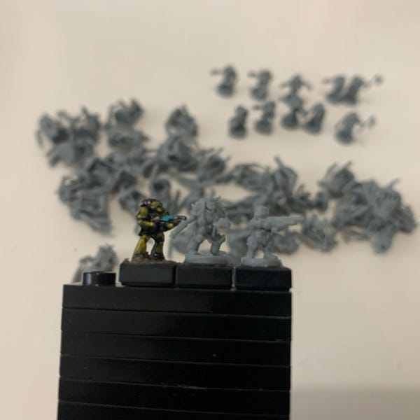 Hellish Knights (x48) | Chaos | Cursed Legion of Cendre | Li/8mm Scale ...