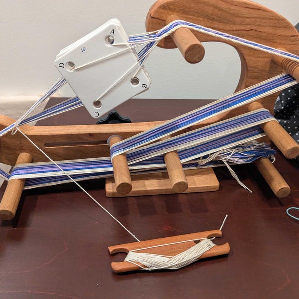 Loom-the Minstrel - Inkle Small Travel Sized Weaving Loom-makes 5 Foot ...