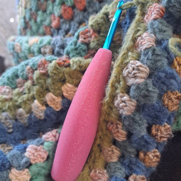 Ergonomic Crochet Hook Grip Crochet Hook Handle Interchangeable ...