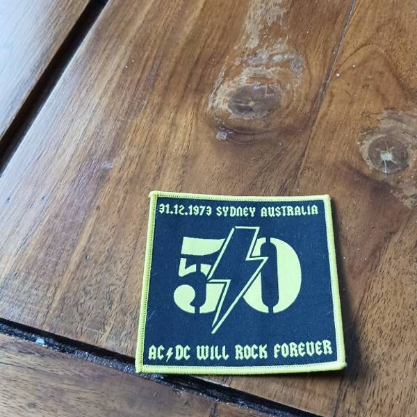AC/DC Angus Young Rising Power Woven Patch - Etsy