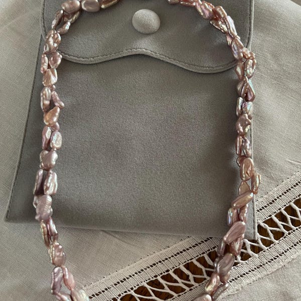 Large Pink Purple Fireball Pearls Flameball Natural Metallic Baroque ...