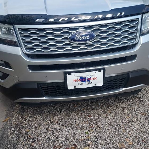 3D Front Hood Explorer Letters Decal Fit for 2011-2026 Explorer Model ...