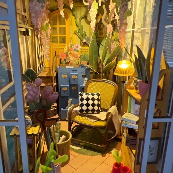 Build Your Own Bookstore, Doll House DIY Kit, Model Set, Miniature ...