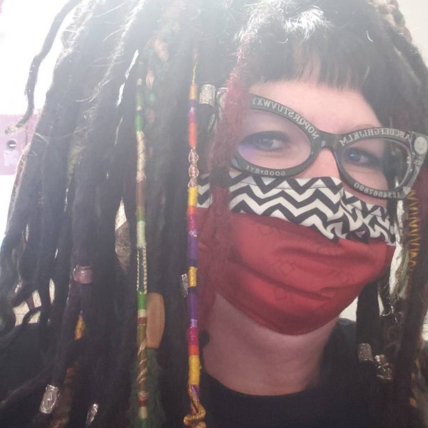 Standard Beaded Pirate Hair Wrap Extension -- Halloween Clip In/braid ...