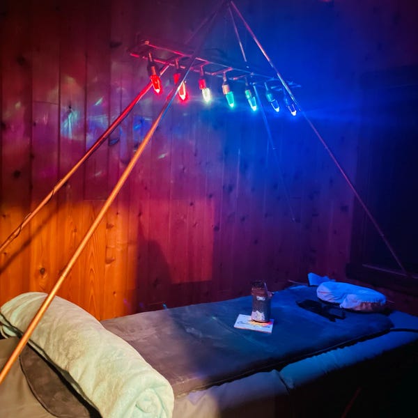 Vogel Clear Quartz Crystal Light Bed, Chakra Bed by Copper Therapy ...