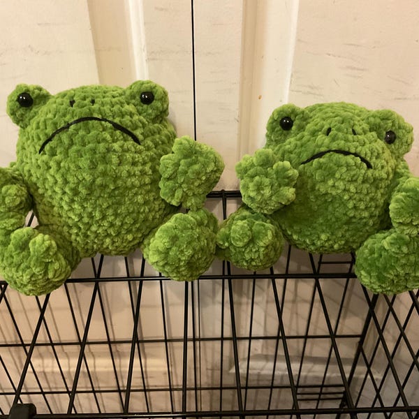 Grumpy Little Rain Frog Crochet Pattern PDF Pattern *NOT a Physical ...