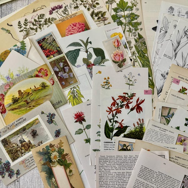 Vintage Ledger Graph Office Paper Scrap Pack Junk Journal Ephemera Kit ...