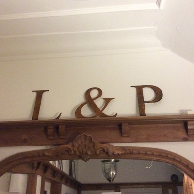 Flat Metal Rusty Letter P / Metal / Letter / Garden / - Etsy