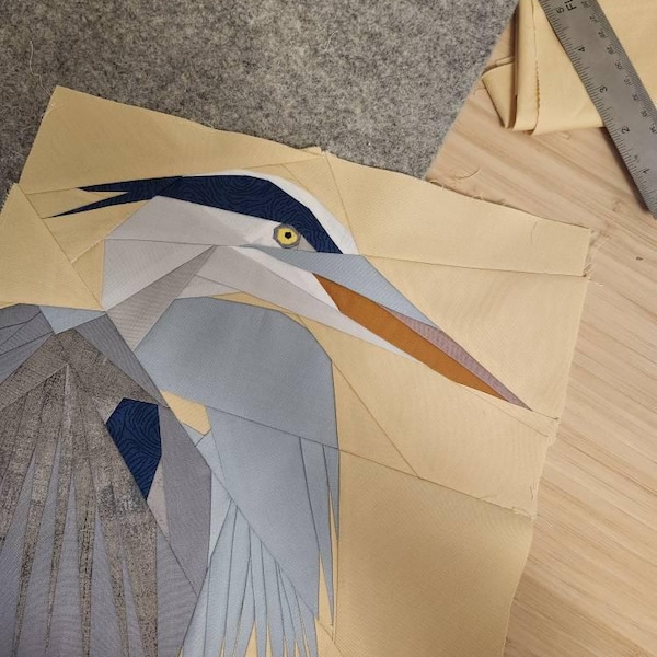 Bald Eagle Fpp--animals of Strength--north America--paper Piecing Quilt ...