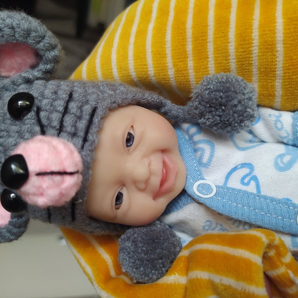 Full Silicone Miniature 1.9 Baby Tina With Tiny Open Mouth to Take Mini ...